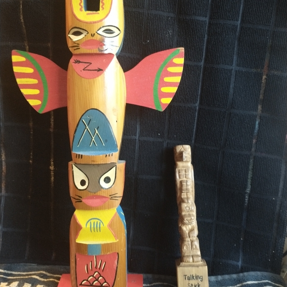 Other | 2 Different Native American Totem Polls | Poshmark